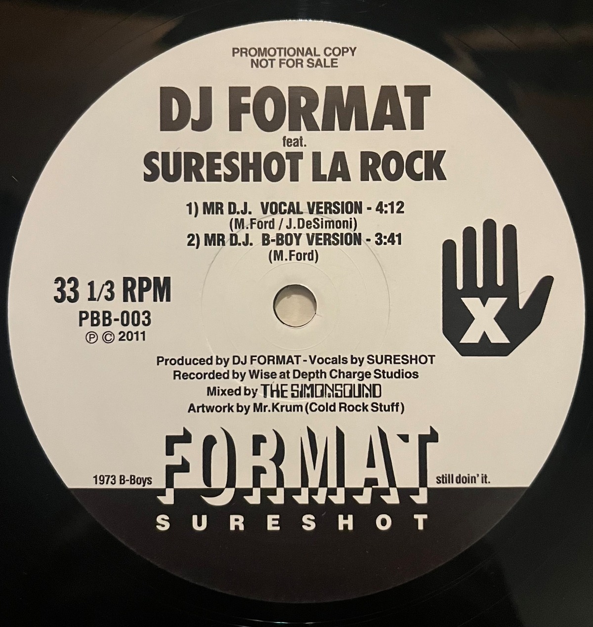 DJ Format Feat. Sureshot La Rock – Mr D.J. (12") | oleo Records