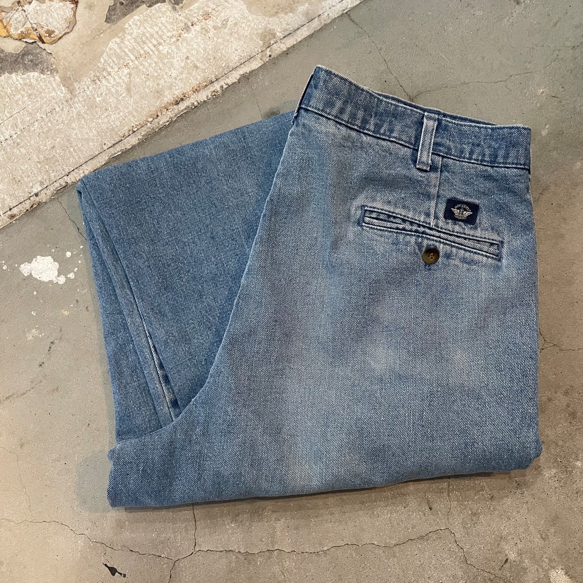 90s DOCKERS denim slacks 2tuck 90年代 ドッカーズ デニム スラックス 2タック リーバイス Levi’s ...