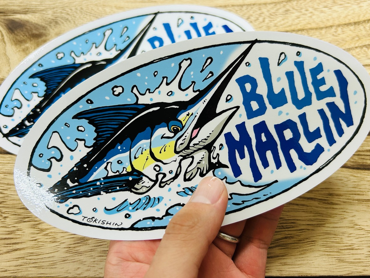 BLUE MARLIN オリジナル カジキステッカー【トキシン×BLUE MARLIN】 | Fishing Tackle BLUE MARLIN