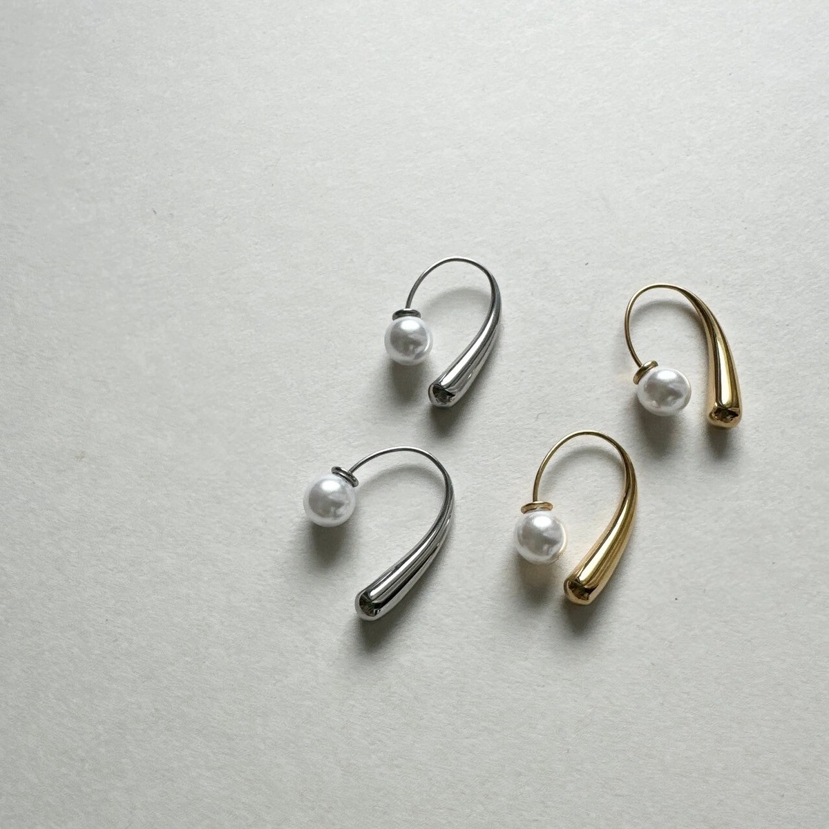 pearl catch drop pierce | eclacoco