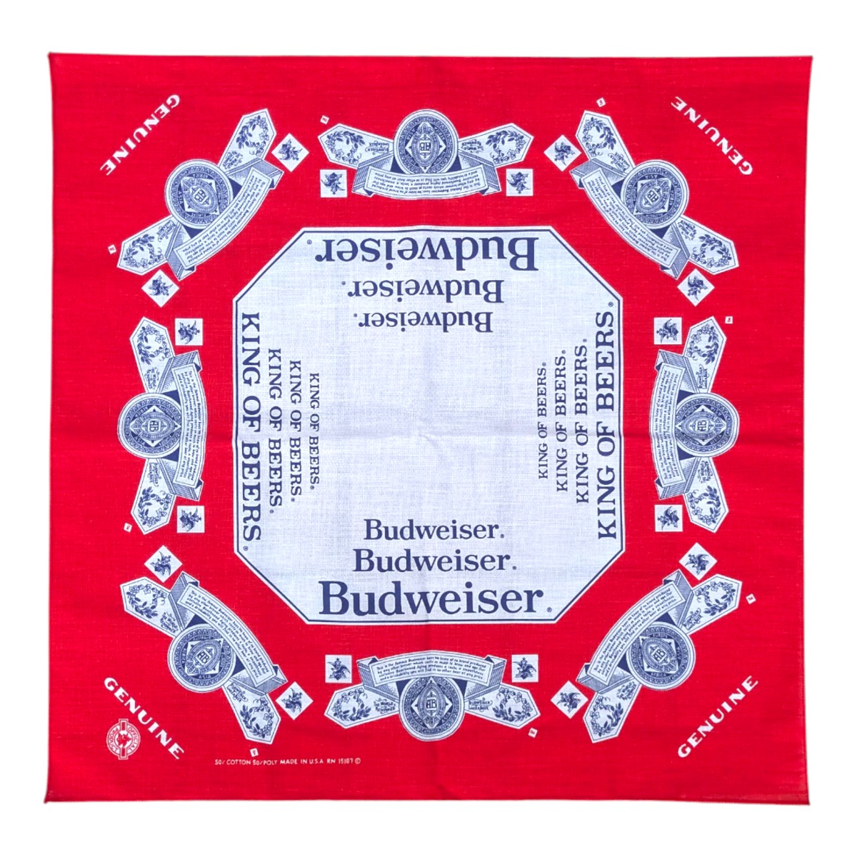 ~90's Dead stock Budweiser bandana | Fu Manchu Store
