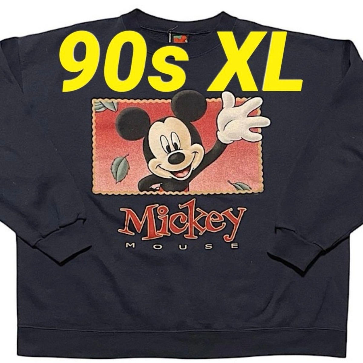 90s ビンテージ ミッキーマウス スウェット オールドディズニーオフィシャル Disney Mickey Mouse MICKEY ...