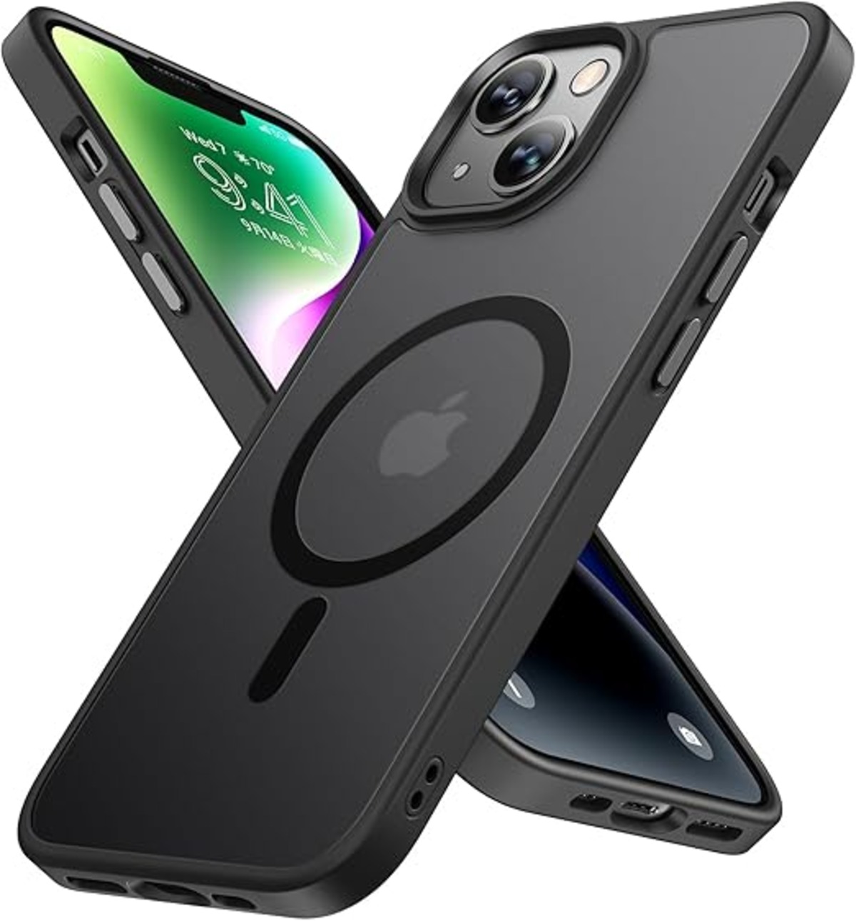 Miracase いphone14 ケース【Magsafe対応・米軍規格】iPhone14 ケース 6.1インチ、黄ばみ防止スマホケース iphone 14、耐衝撃、傷防止 、指紋防止 ...