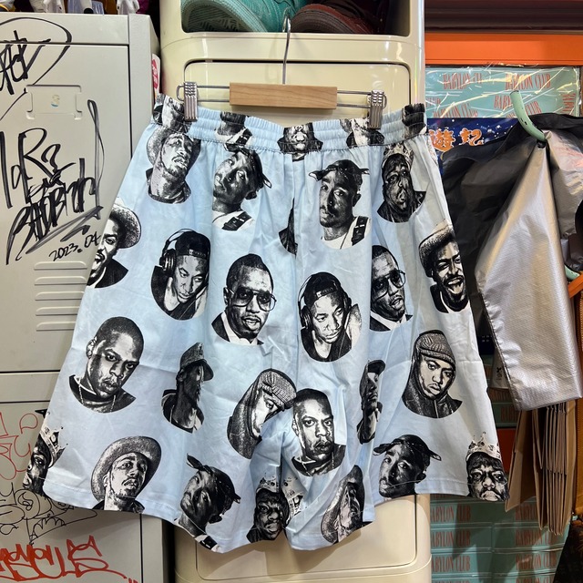 RAP ATTACK "Legends -Rapper-" Shorts -L.BLUE- | babylonclub