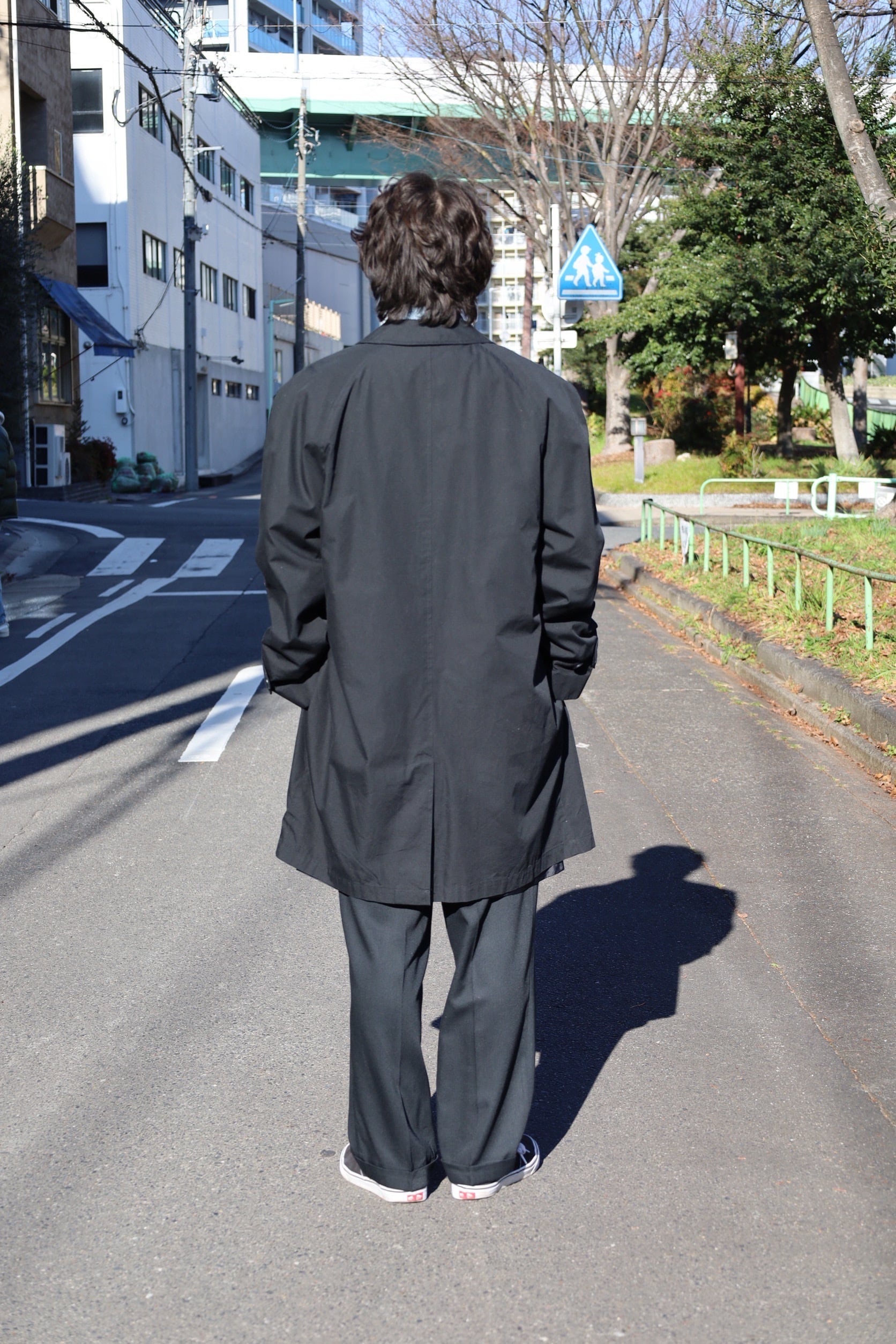 90's calvin Tuck Slacks "Poly Rayon Acrylic" （W32 L28） | CALM