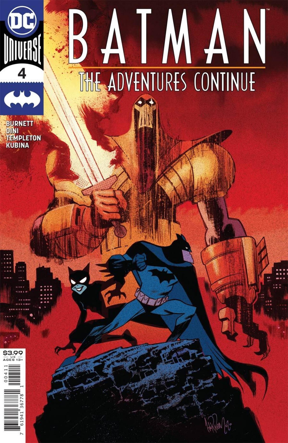BATMAN THE ADVENTURES CONTINUE #4 (OF 6) COVER A JAMES HARREN | homecoming