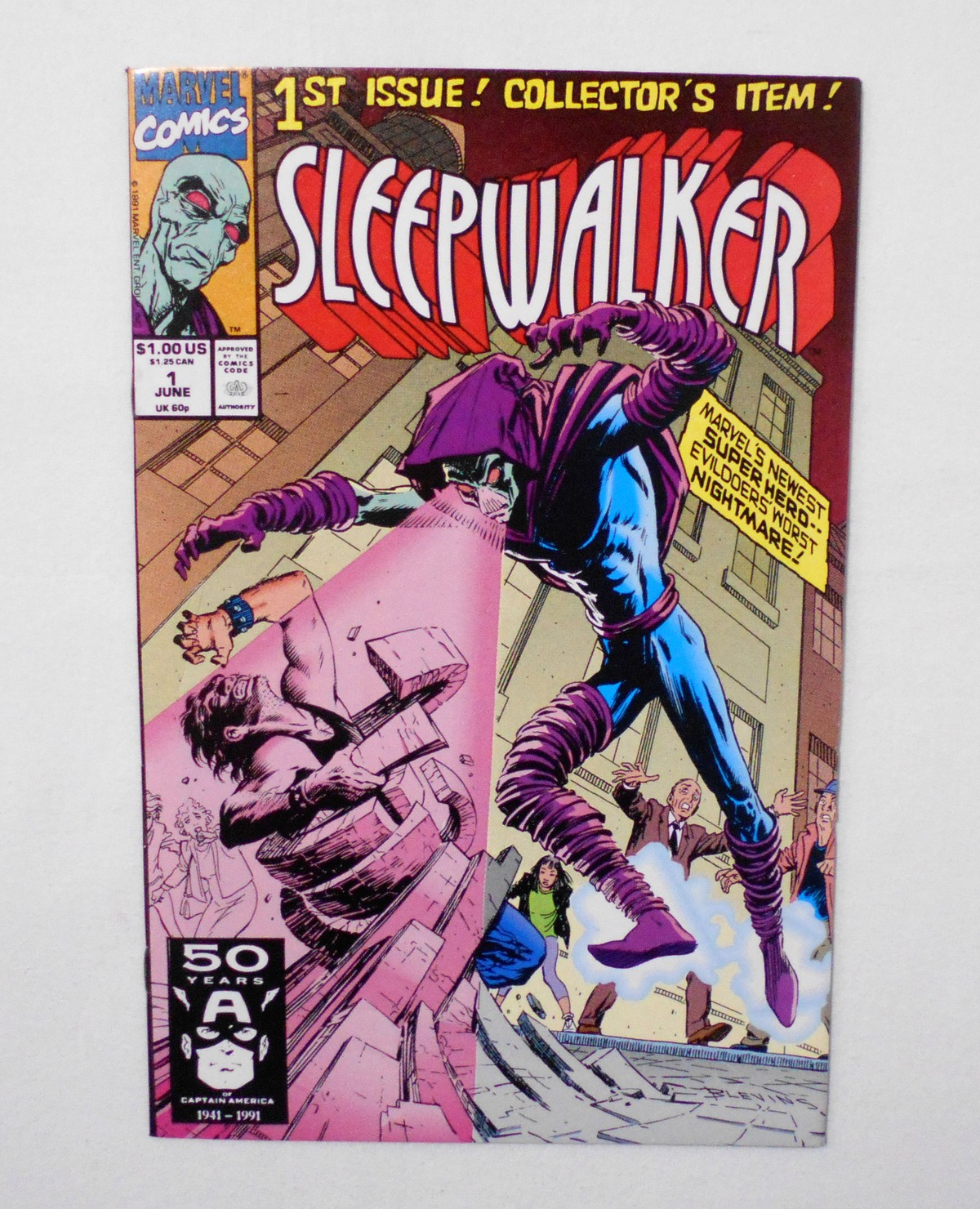 【スリープウォーカー SLEEPWALKER】 VOL.1 NO.1 MARVEL ＜1991年＞ アメコミ アメリカンコミック ...