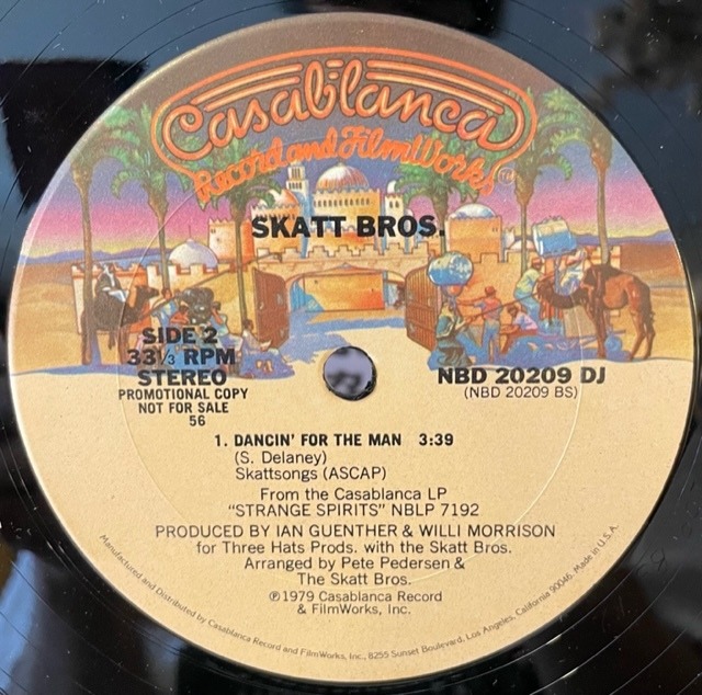 SKATT BROS. "WALK THE NIGHT" US PROMO 12" | EAD RECORD