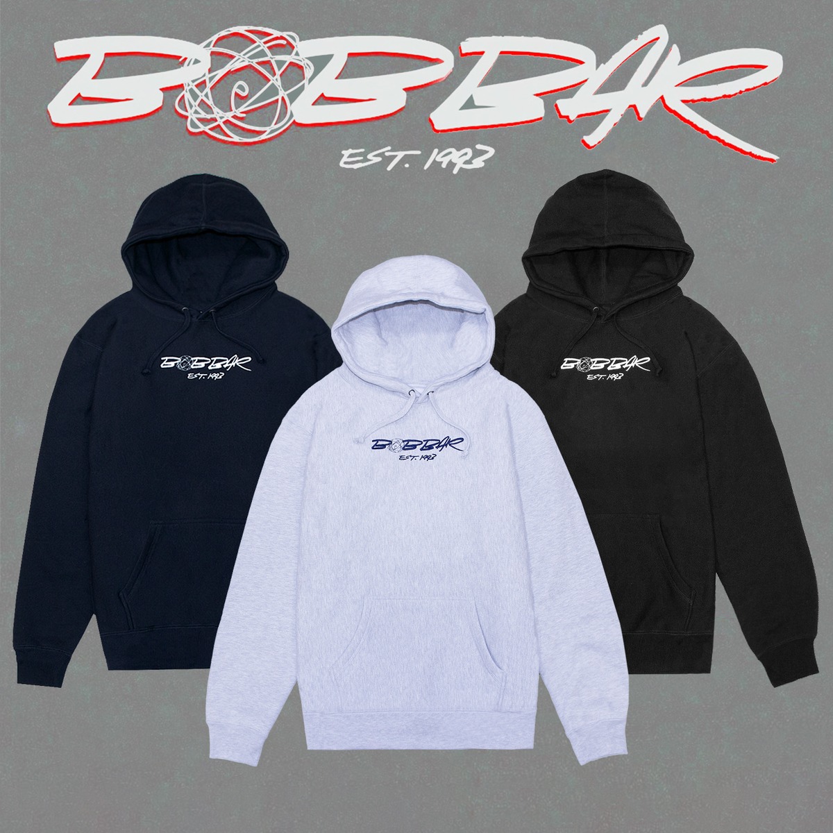 BoB BAR LOGO HOODIE Logo Designed by FUTURA | Piece of Cake