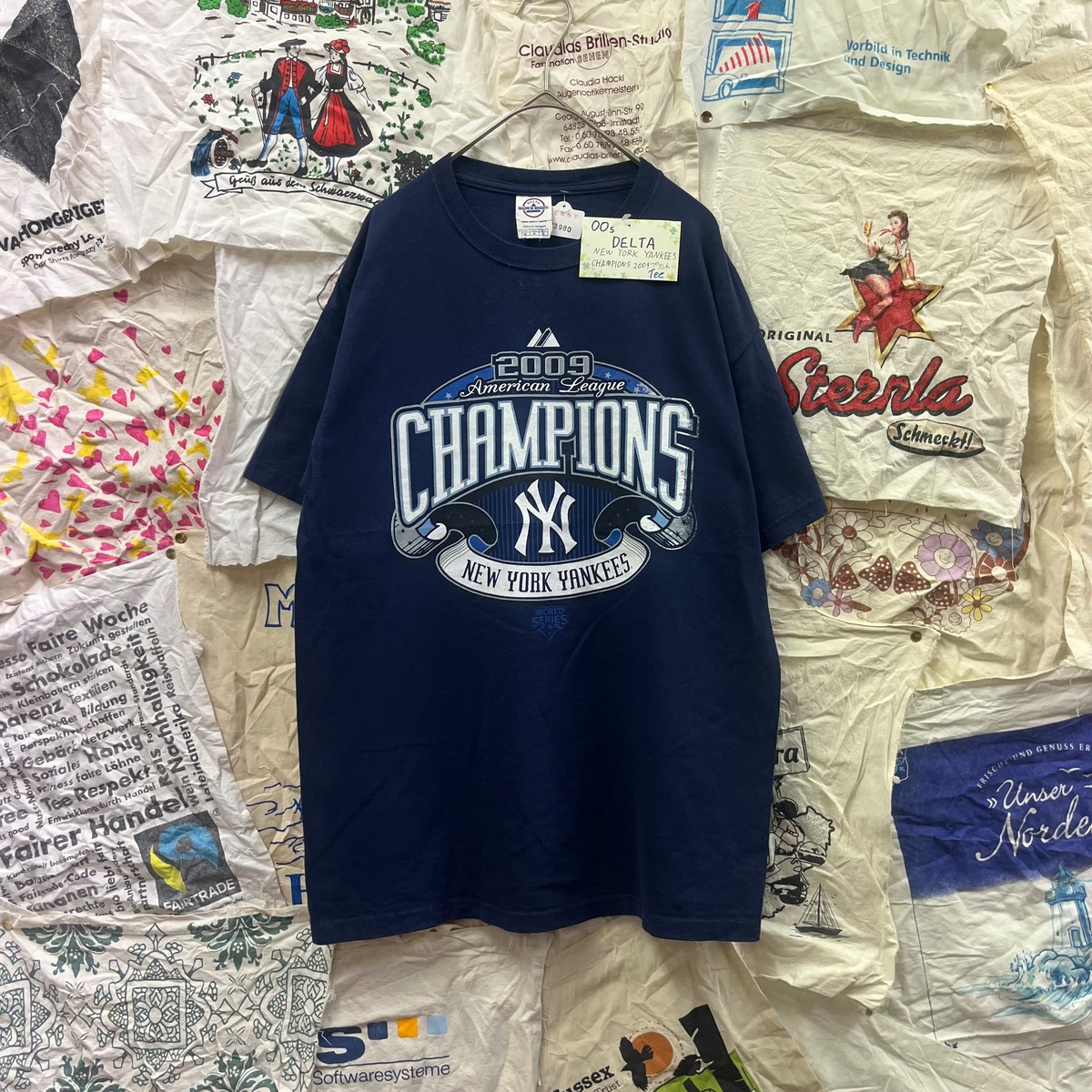 00s DELTA NEW YORK YANKEES CHAMPIONS 2009プリント | 古着屋PENNY