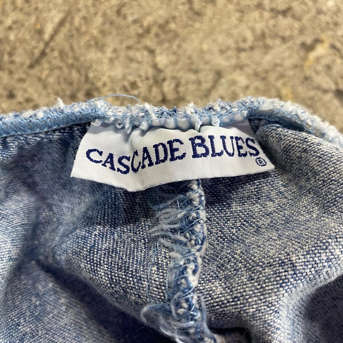 〜00s CASCADE BLUES chemical denim easy pant | What’z up