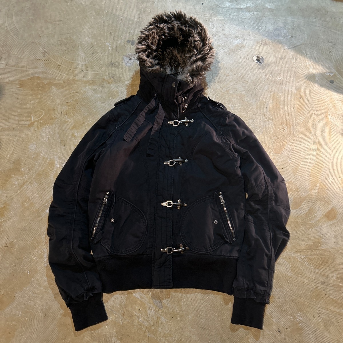 00's vintage archive fireman far jacket