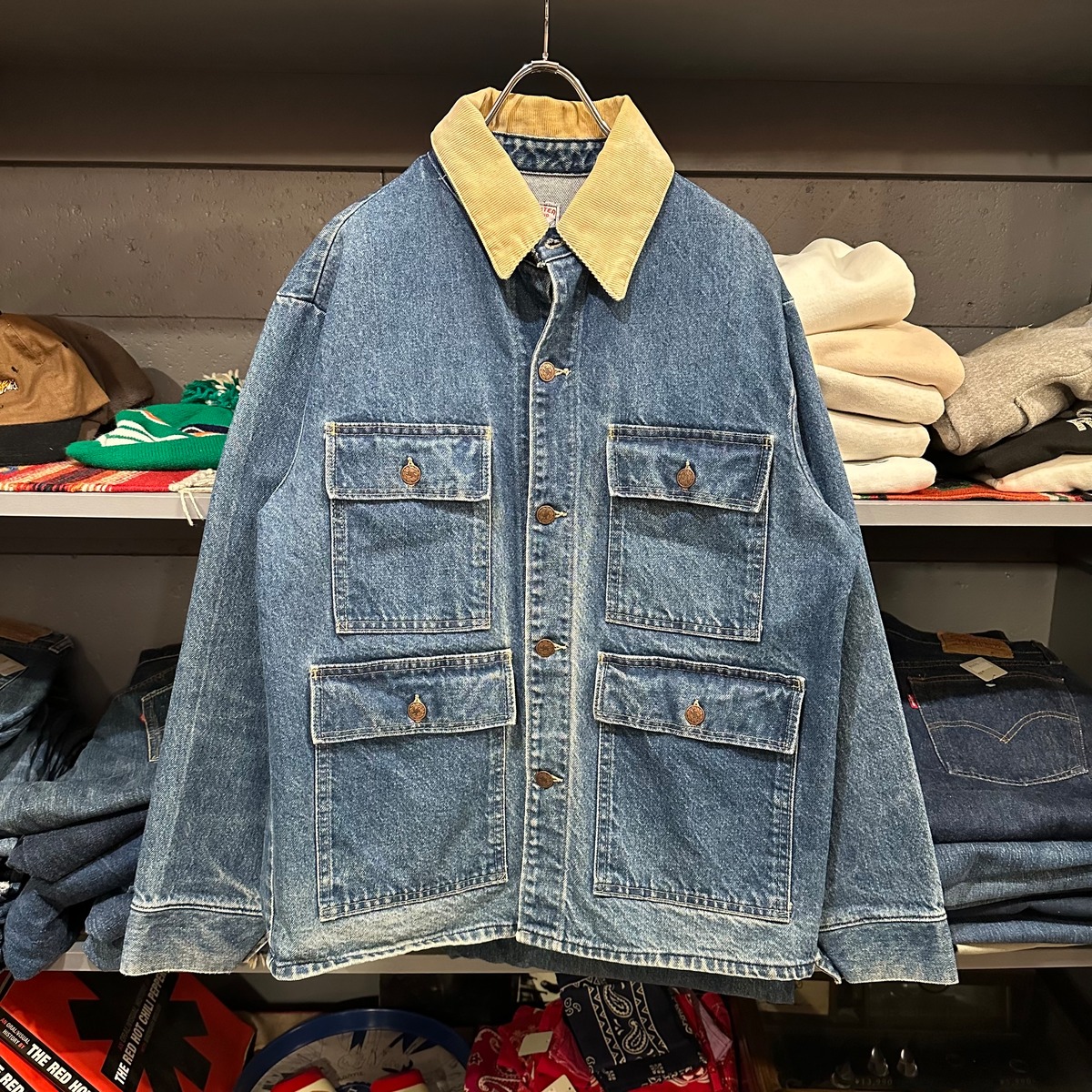 90s POINTER Denim Coverall USA製 | VOSTOK
