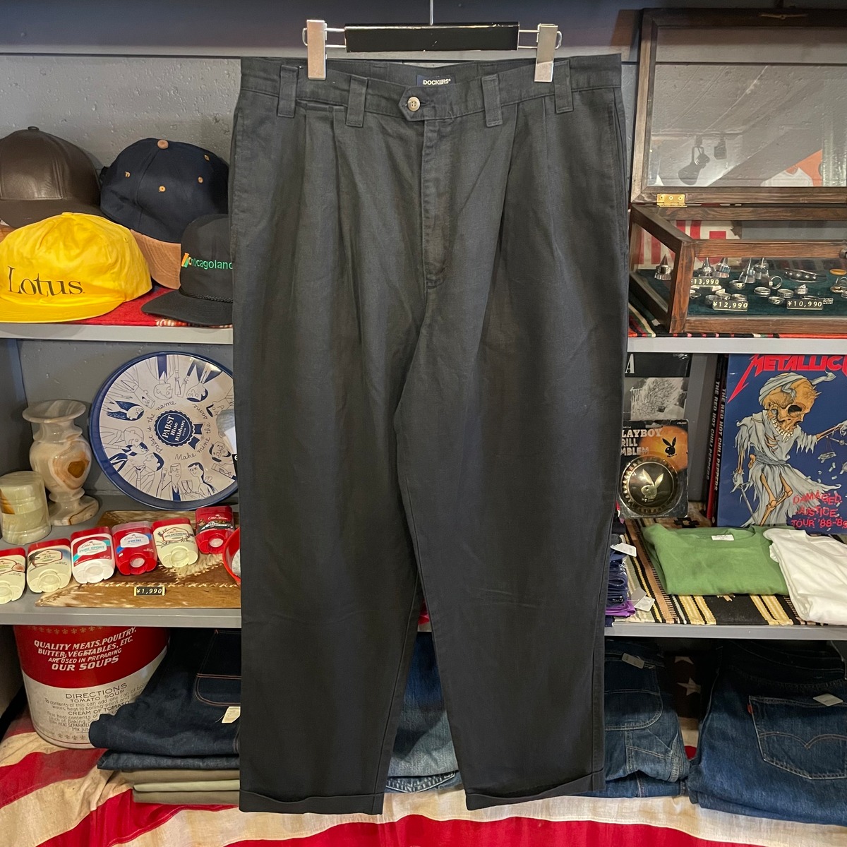 90s Dockers 2 Tuck Linen×Cotton 2 Tuck Slacks USA製 | VOSTOK