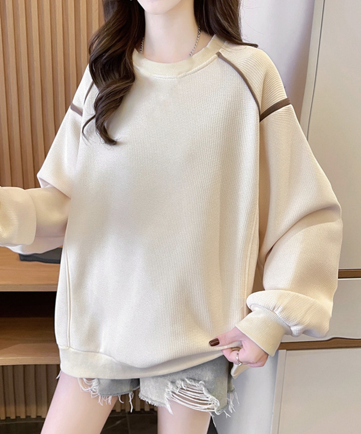 【日本倉庫即納】 トレーナー レディーススウェット 裏起毛 | HapiHapi style