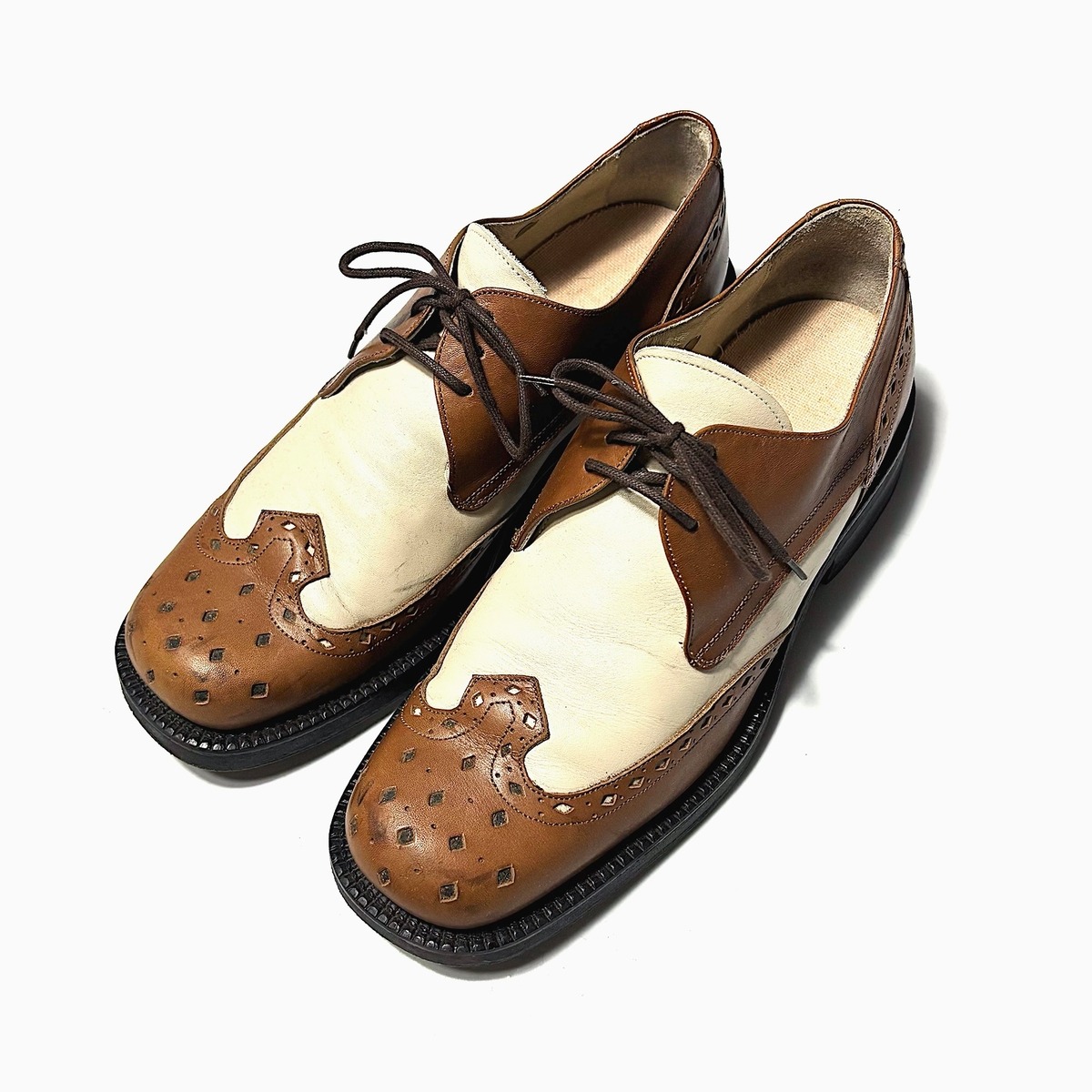Vintage【Robert Wayne】Wing Tip Leather Shoes | Antler