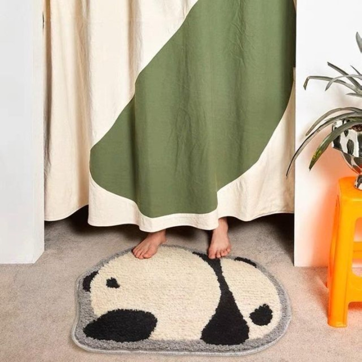 Nuanzao ラグ パンダ panda mini rug | Uturi -日本未入荷 海外ブランドアイテム セレクトショップ-