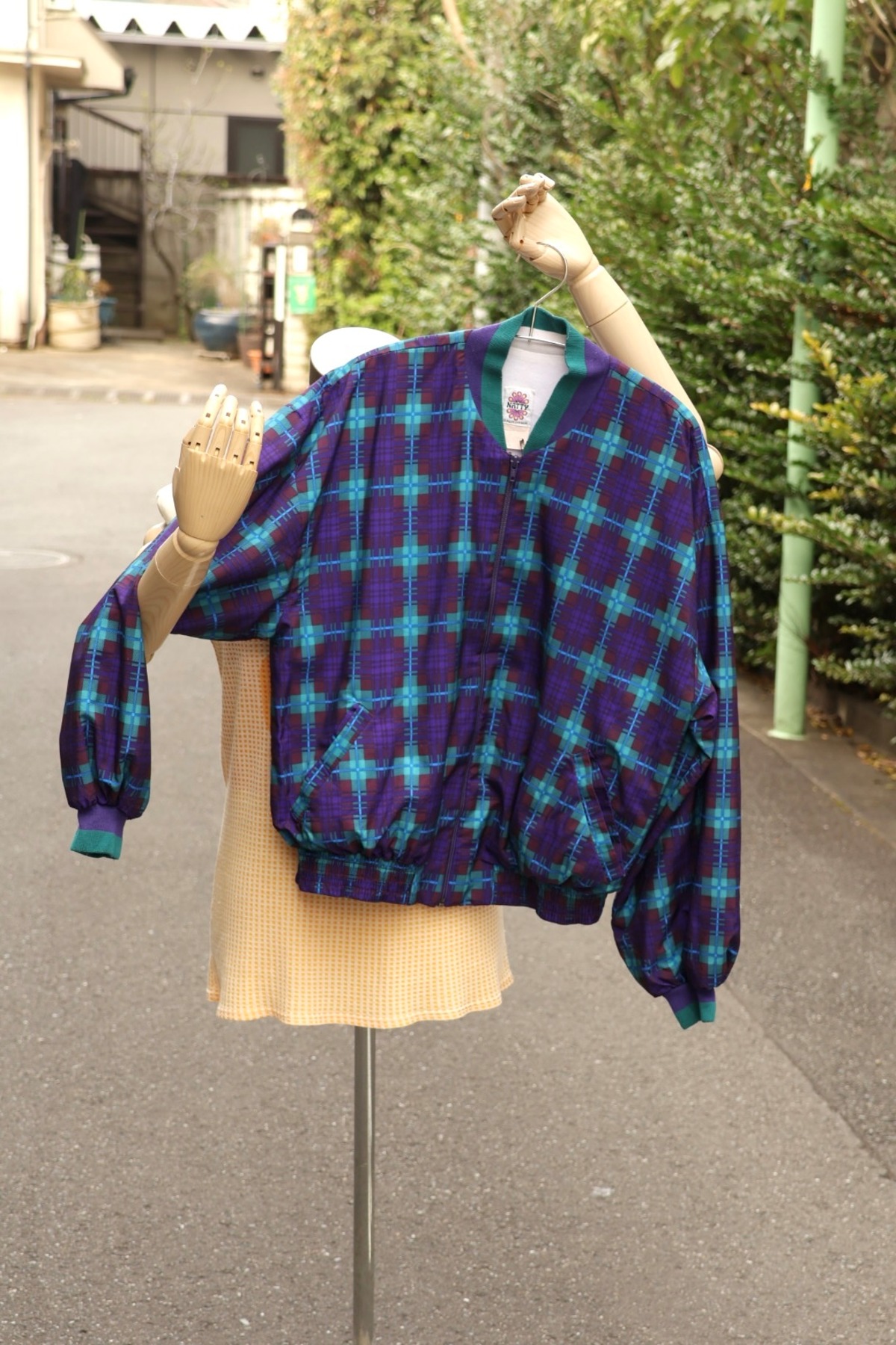 80s check blouson | 森崎洋品店