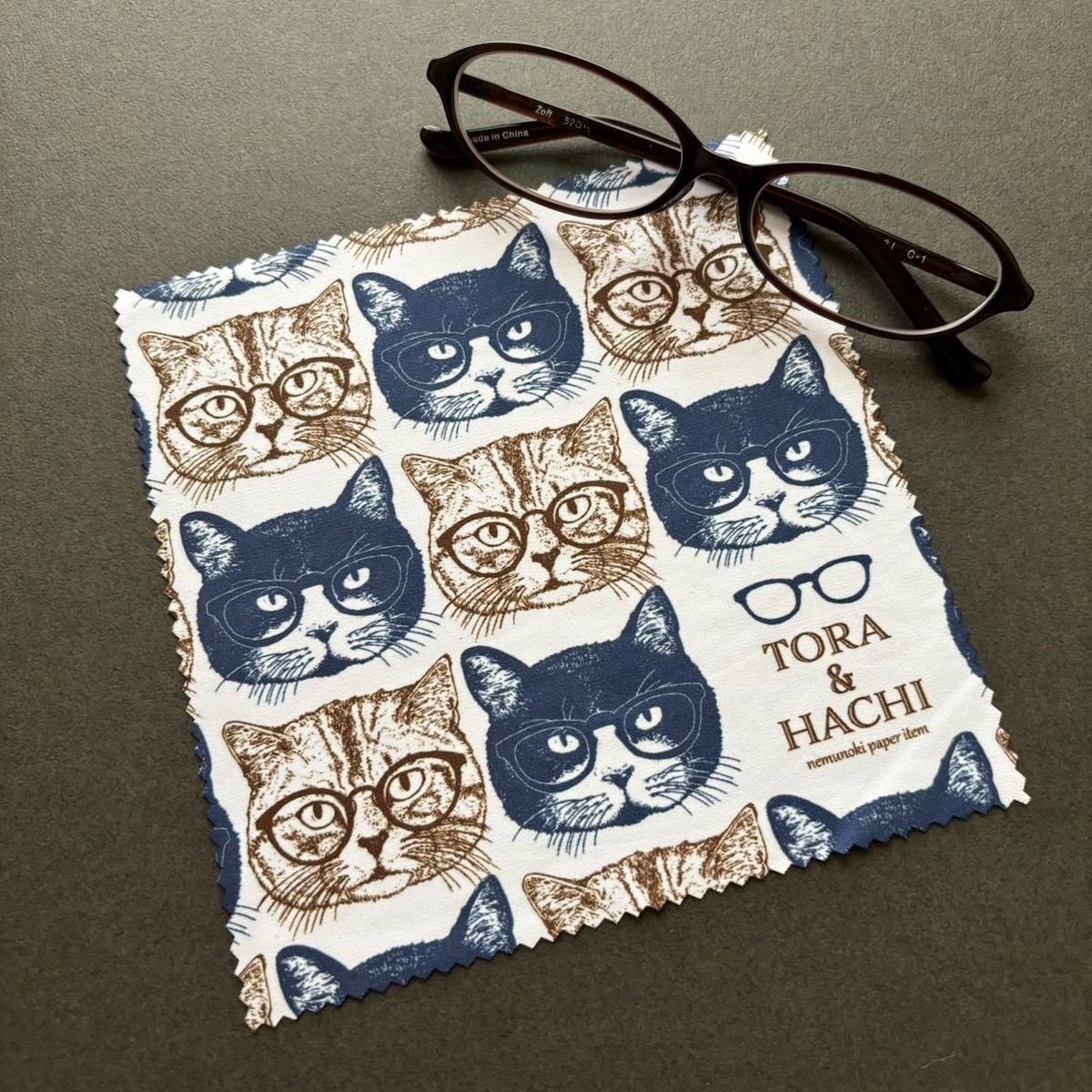 TORA & HACHI MEGANE クリーニングクロス | nemunoki paper item