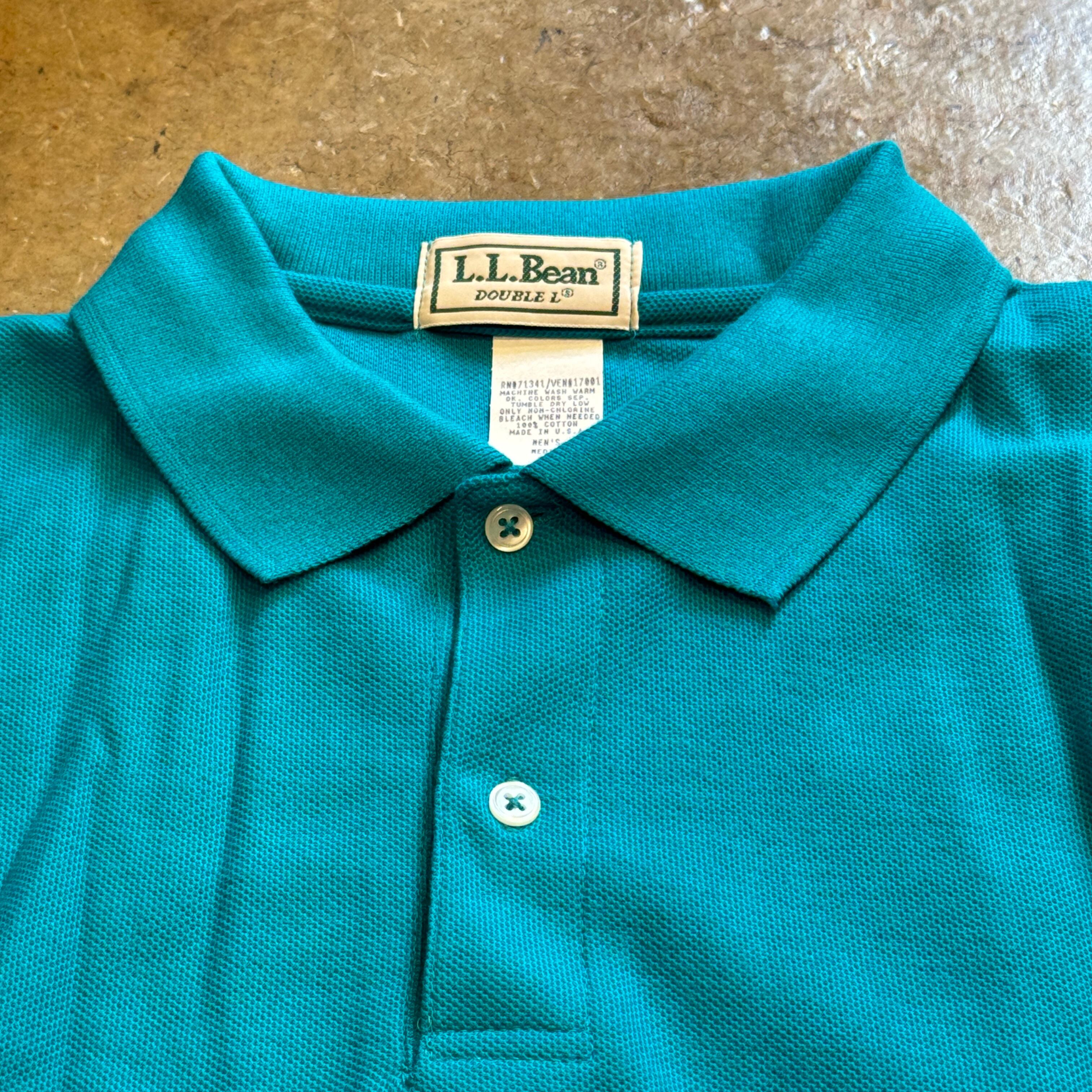 LL BEAN DOUBLE L POLO SHIRT USA BLUE | safarionline