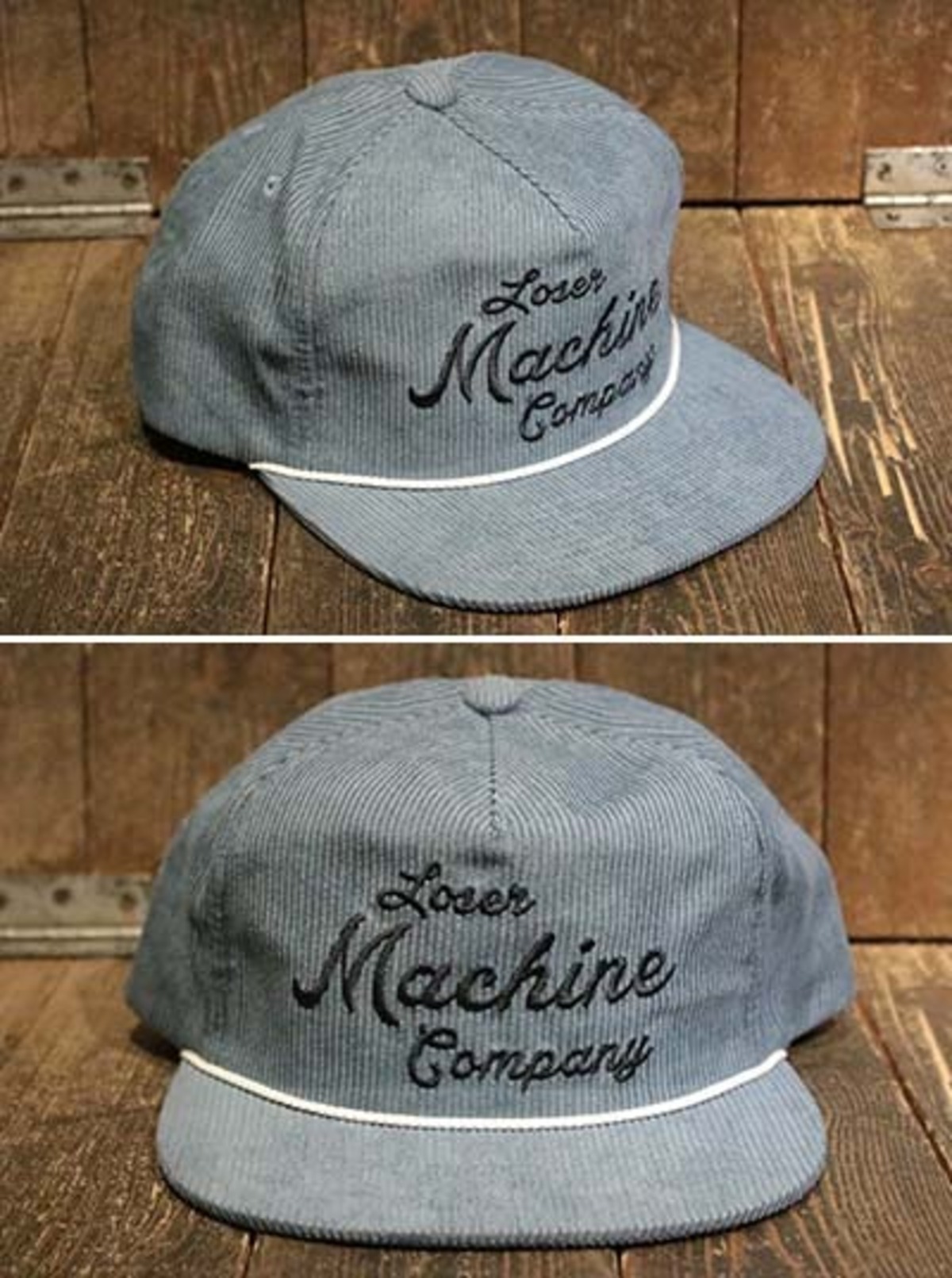 【LOSER MACHINE】"DOUGHBOY" SNAPBACK CAP -BLUE (ルーザーマシーン) | Cannon Ball