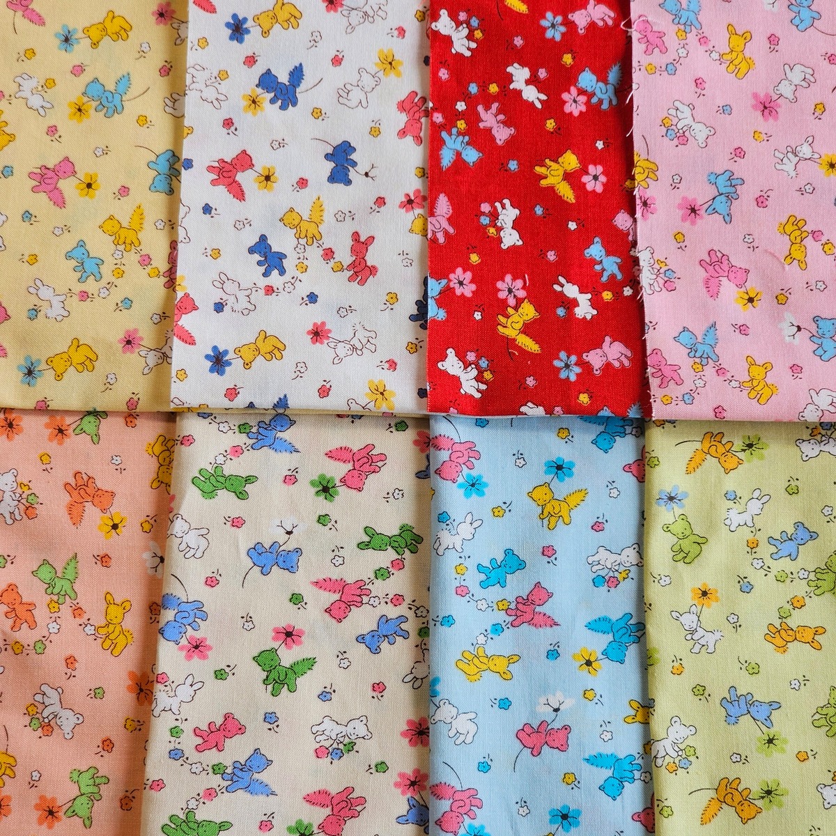 Pooh-tan skipping rabbit 8カラー | junequilt