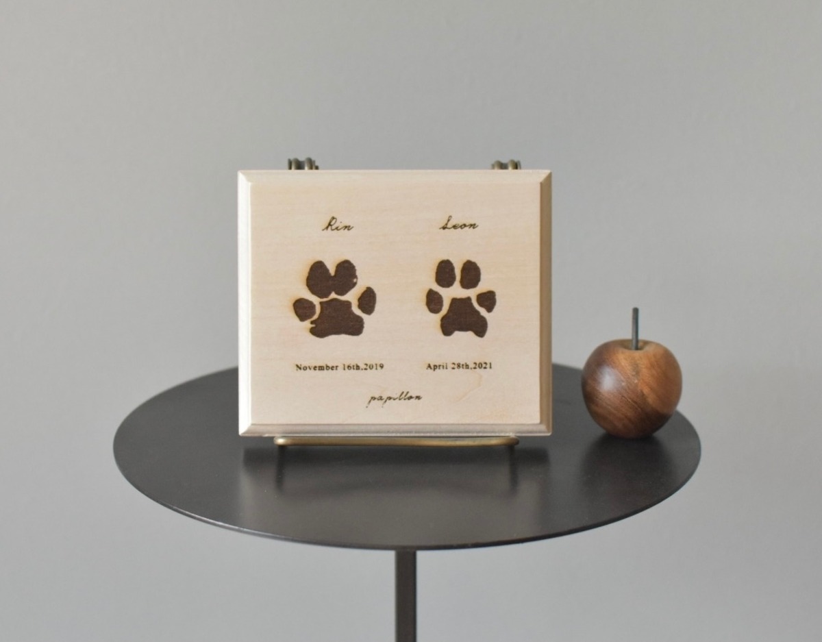 ペットの足形パネル | Atelier Kinari