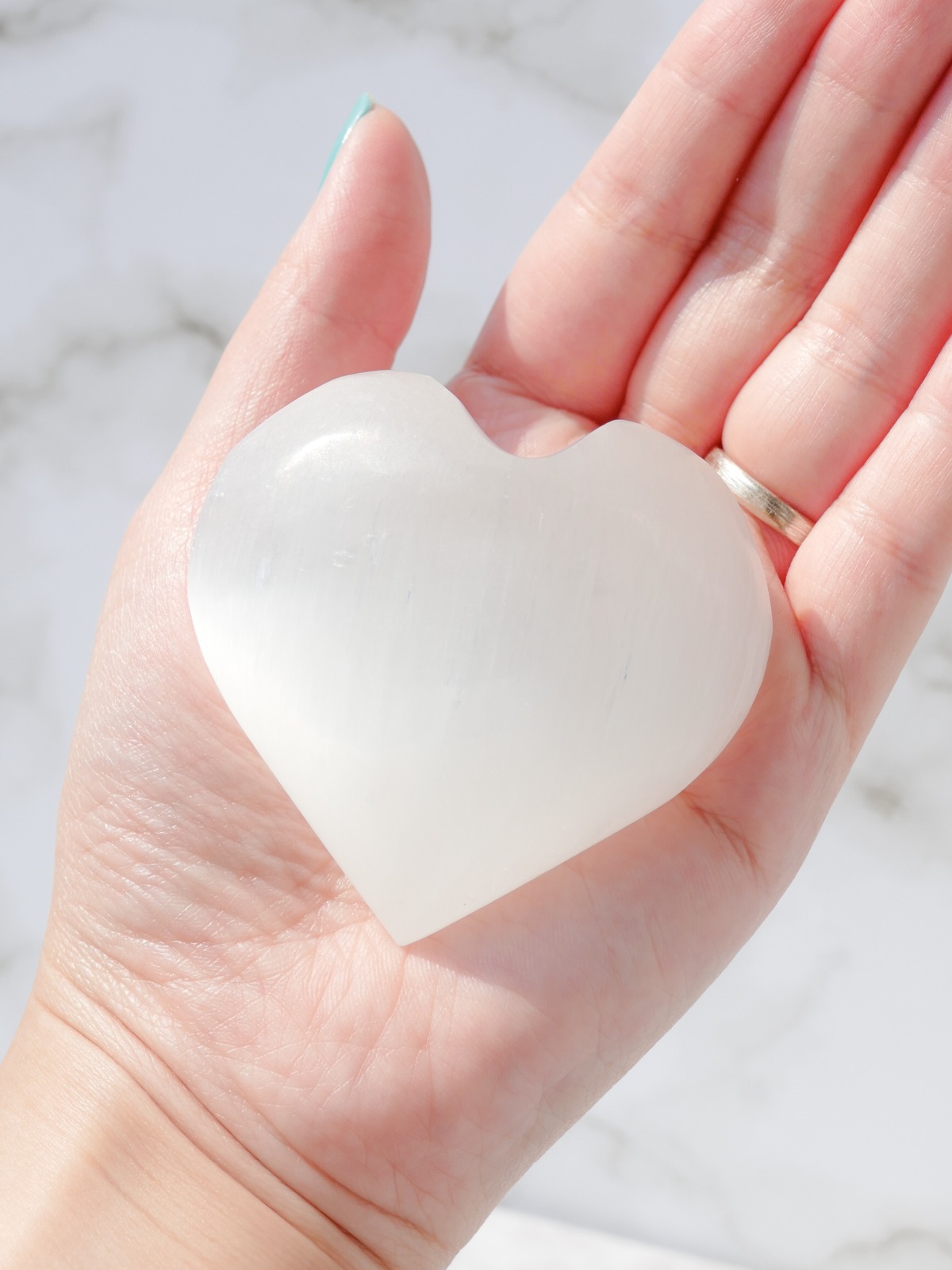 Selenite♡Heart | ☆Rami di Luce☆