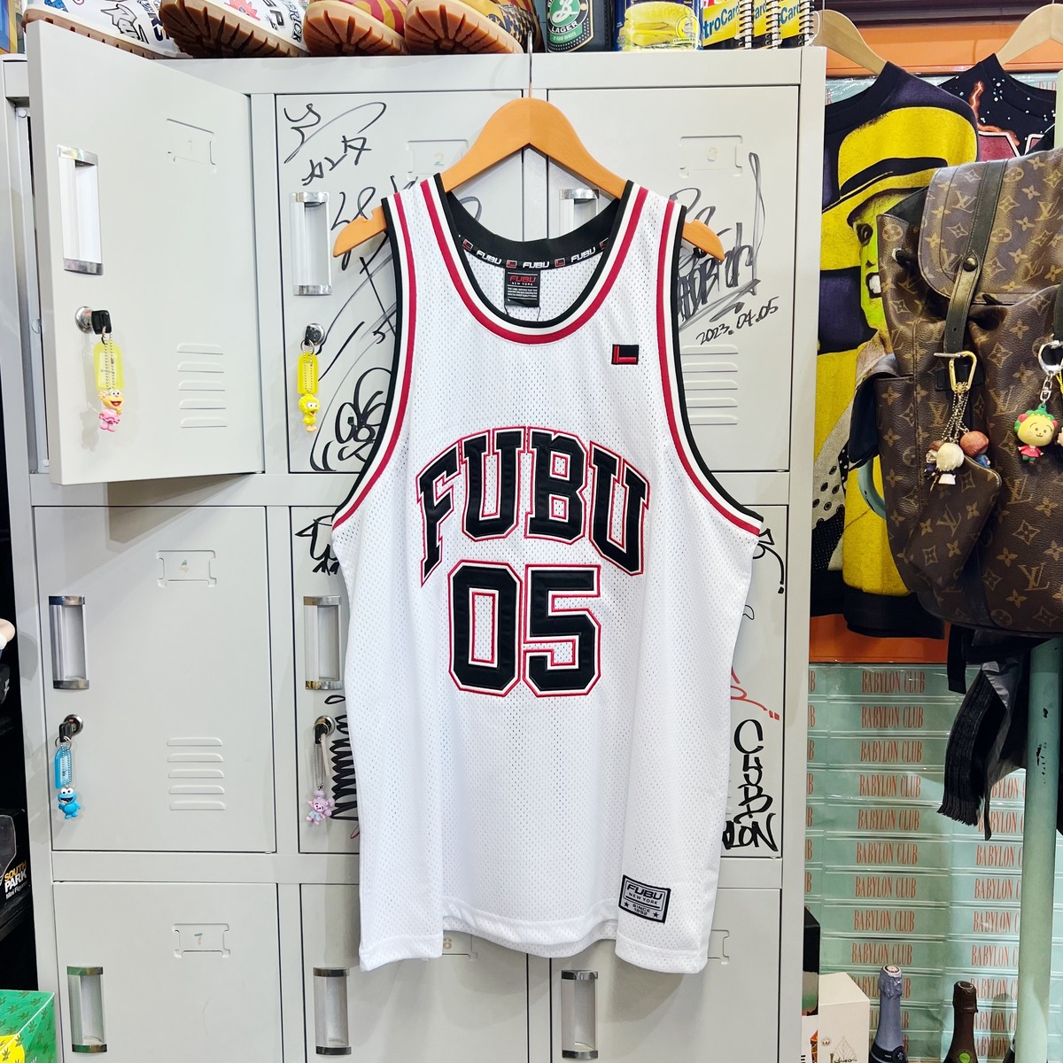 FUBU BASKET TANK TOP -WHITE- | babylonclub