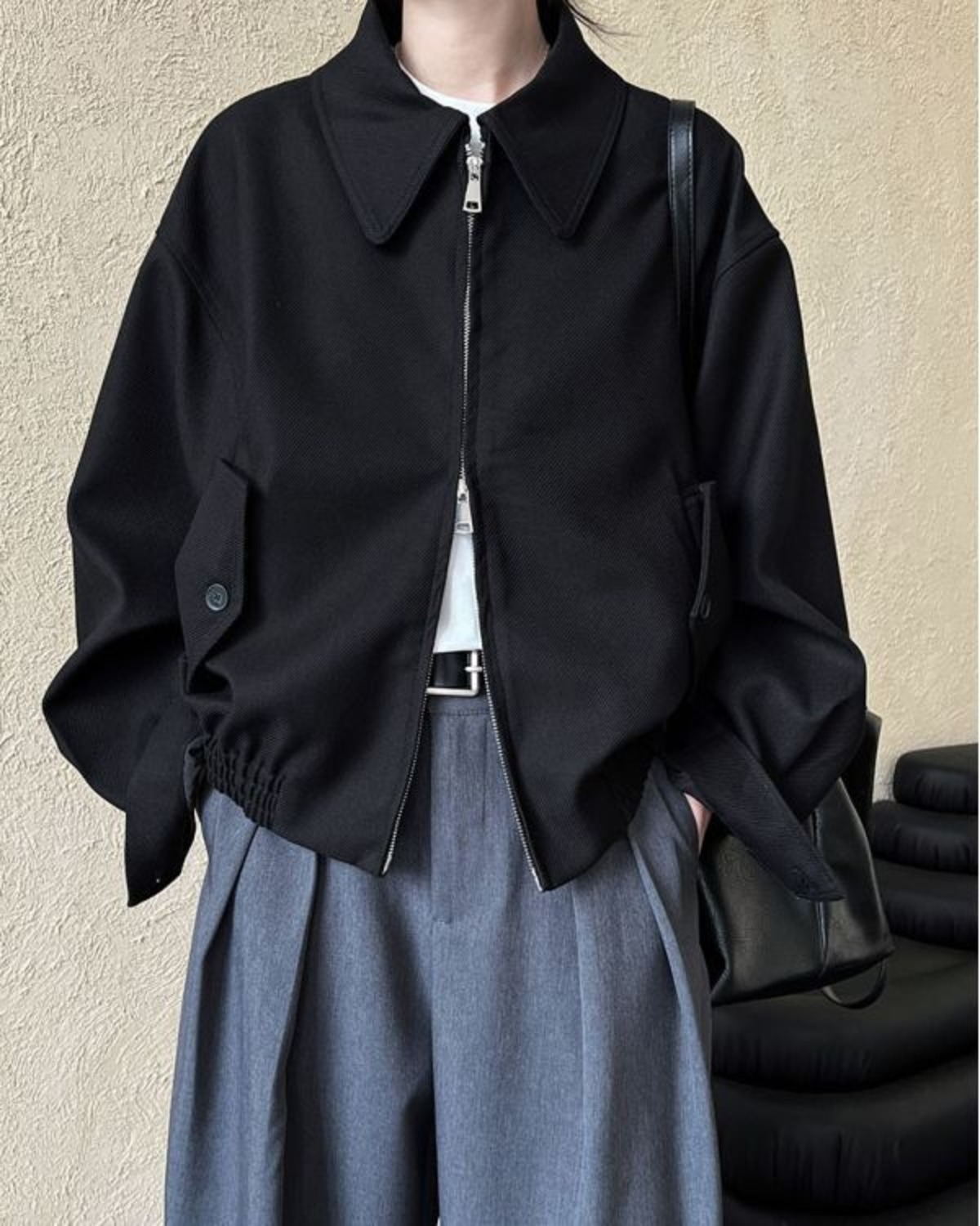 Double Zip Jacket | Leonie