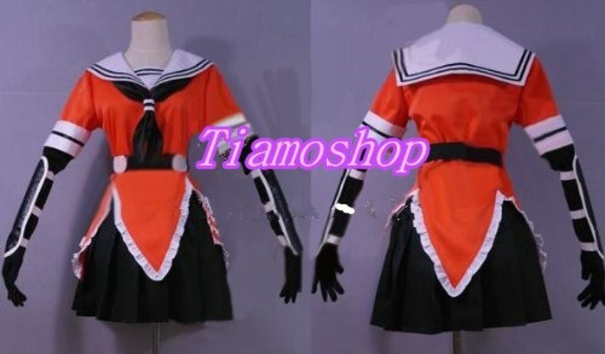 K2973 艦隊これくしょん～艦これ 那珂 風 ハロウィン イベント仮装 ★ コスプレ衣装 完全オーダメイドも対応可能 | Tiamoshop
