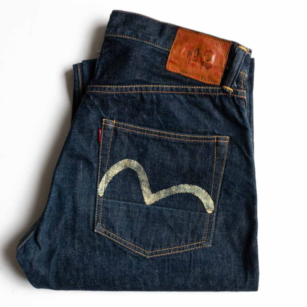 【雰囲気抜群/濃紺】EVISU 【LOT.2001 デニムパンツ】32×35 エビス ジーンズ カモメ 25110745 | August shop