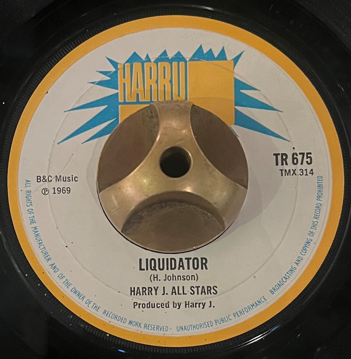 Harry J. All Stars / Glen And Dave – Liquidator / La La Always Stay (45 ...