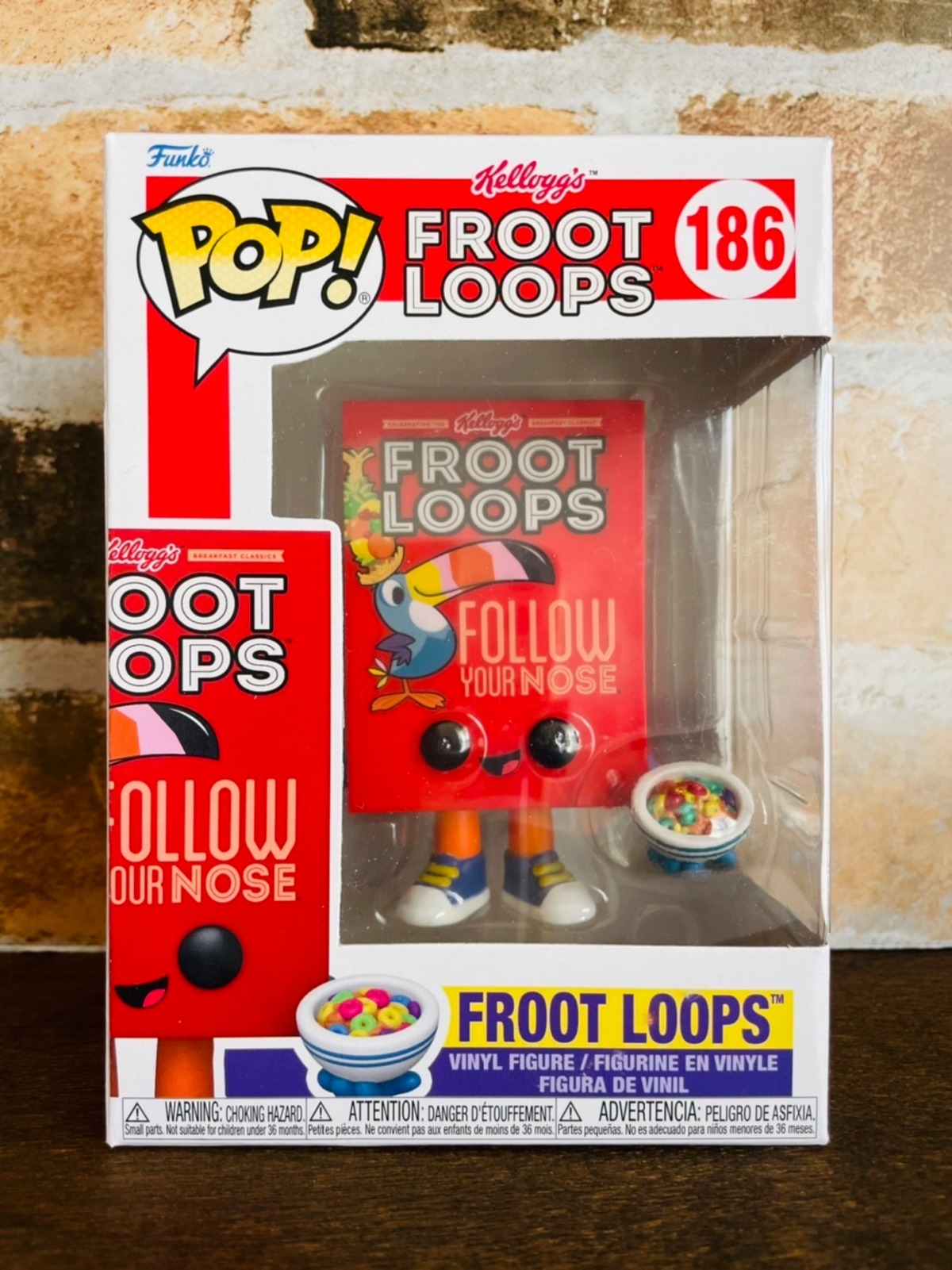 FUNKO POP! VINYL: Kelloggs- Froot Loops Cereal Box ＜ケロッグ フルーツループ ...