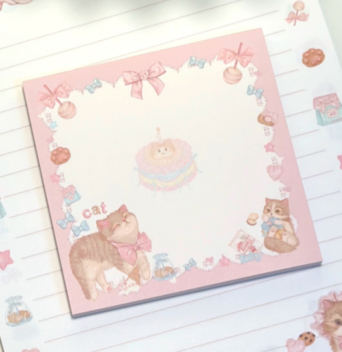 新作☆PB118 PinkBerry【Cat daily A】メモ帳 | cherish365_zakka