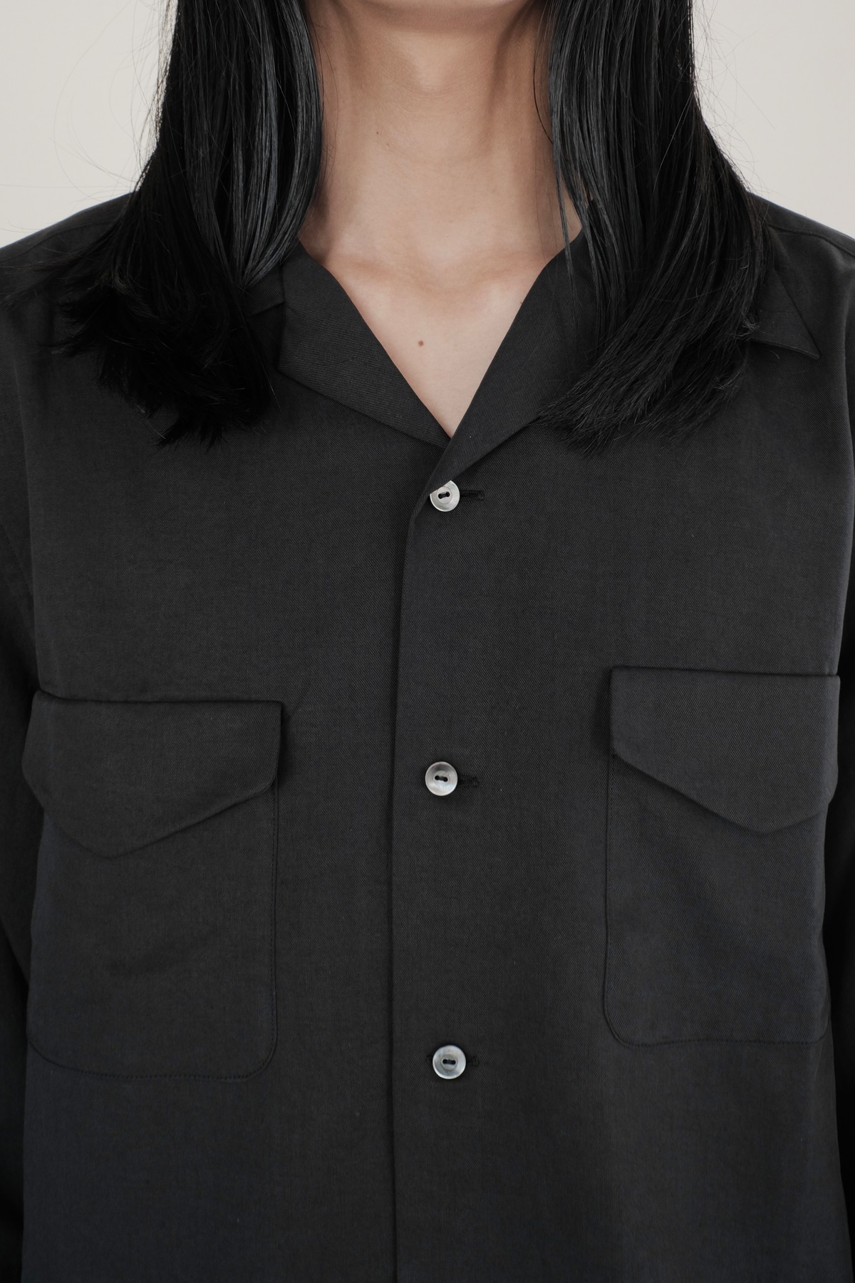 T.T / LOT.101 OPEN COLLAR SHIRT | LIVING