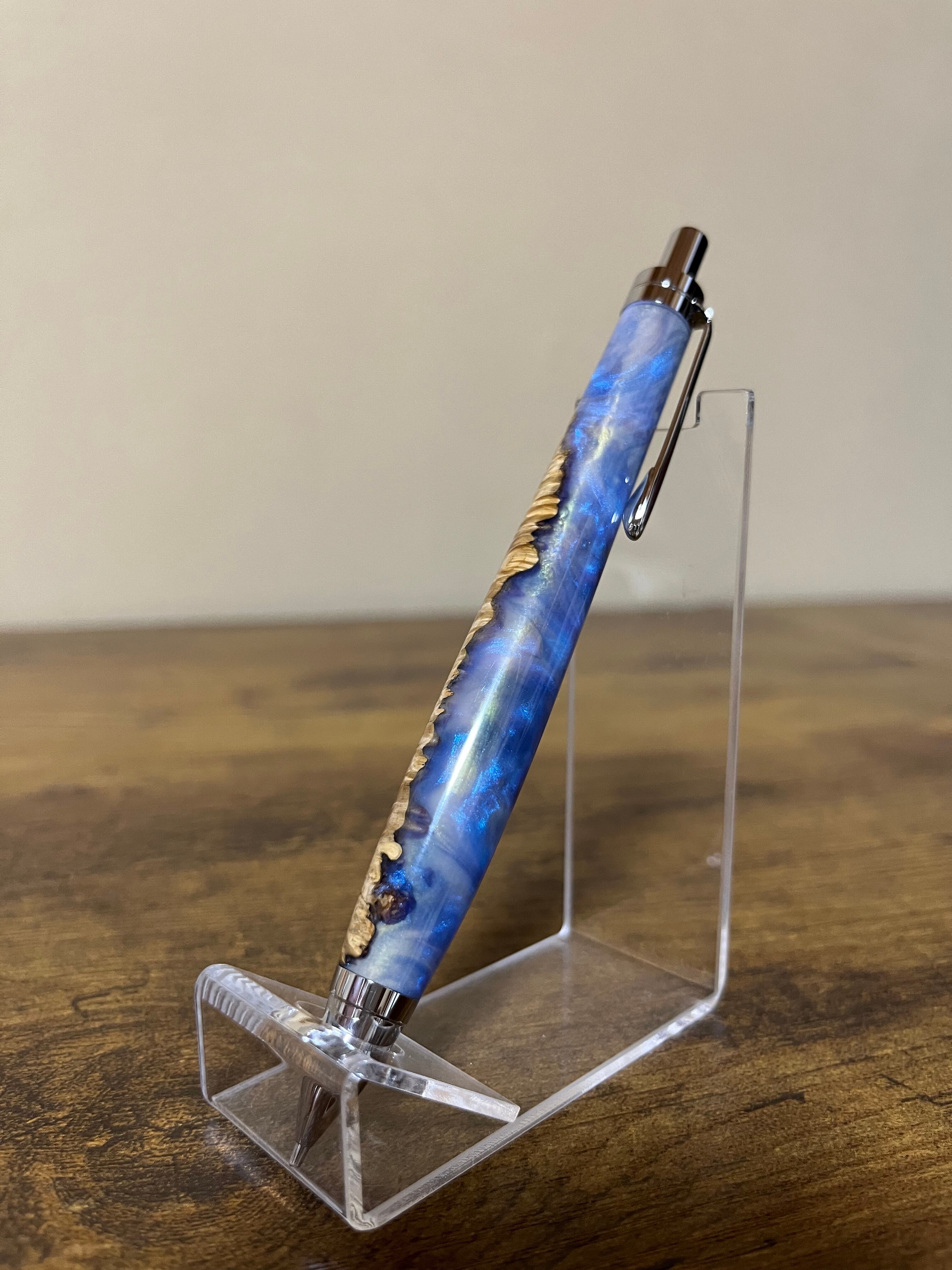 ウッドレジン メイプルバール 青 シャープペンシル | gomura