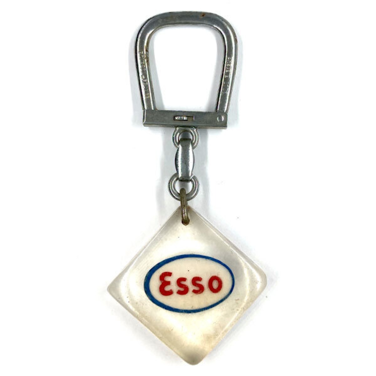 エッソ ブルボン ビンテージ キーホルダー Esso Bourbon Vintage Key Holder ガソリン 石油 オイル ...