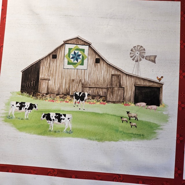 パネル Spring Barn Quilts Pillow Panel | junequilt