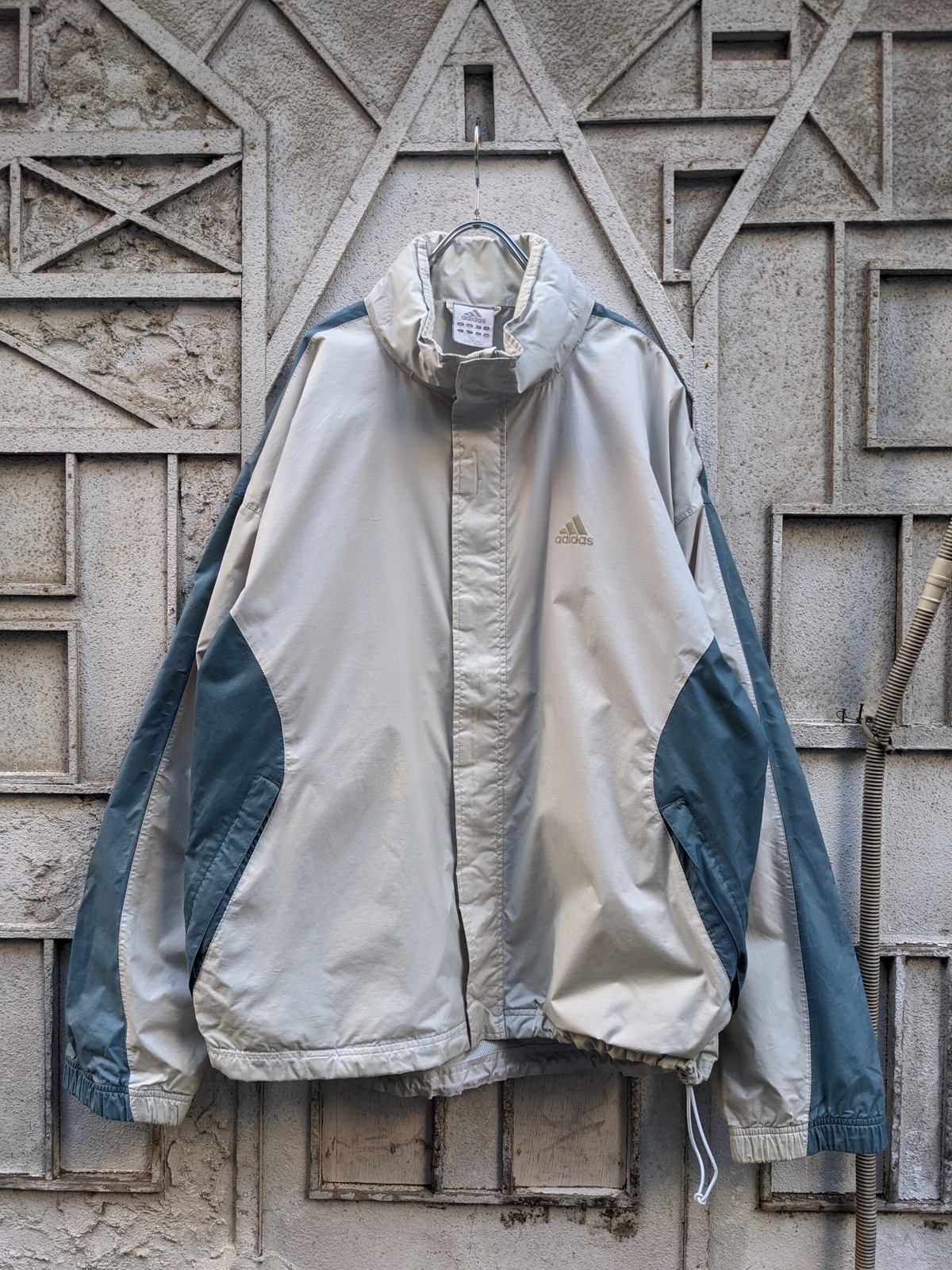 "ADIDAS" nylon jacket | 深緑オンライン