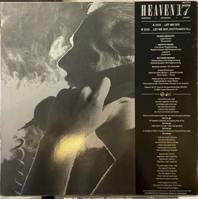 Heaven 17 "Let Me Go!" 12" | EAD RECORD