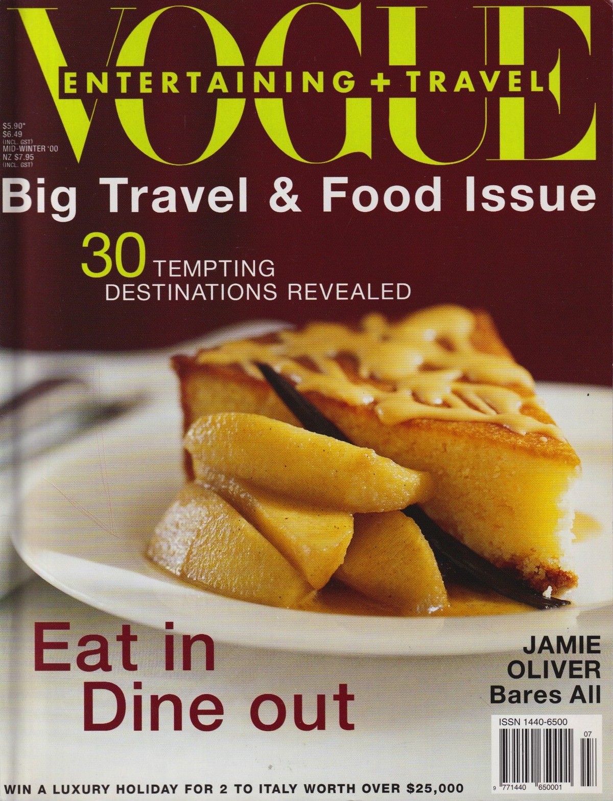 VOGUE ENTERTAINING & TRAVEL MID-WINTER '00 | Twig&Cranberries