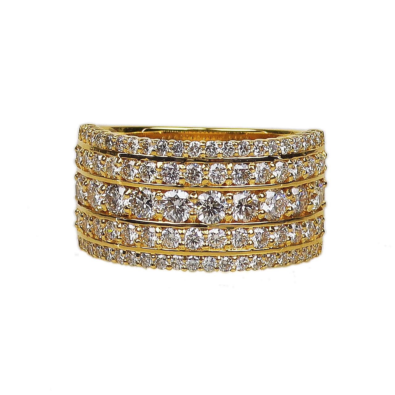 K18 ダイヤモンド1.68ctパヴェリング RI-67YGNW (サイズ＃8～＃16） | hinaryhimary