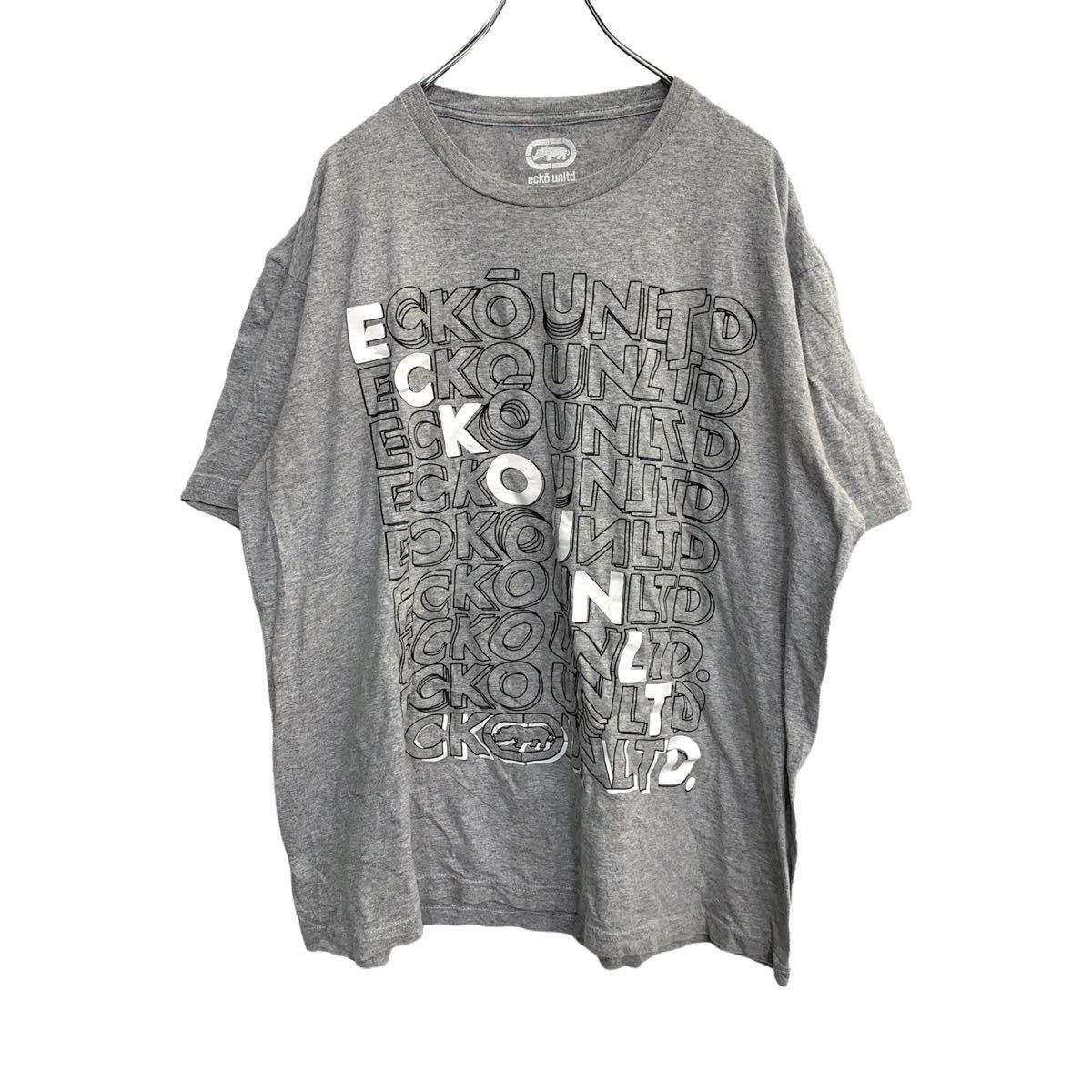 eck unitd. 半袖 プリントTシャツ 2XLサイズ エコーアンリミテッド グレー 古着卸 アメリカ仕入 t2206-3635 | 古着 ...