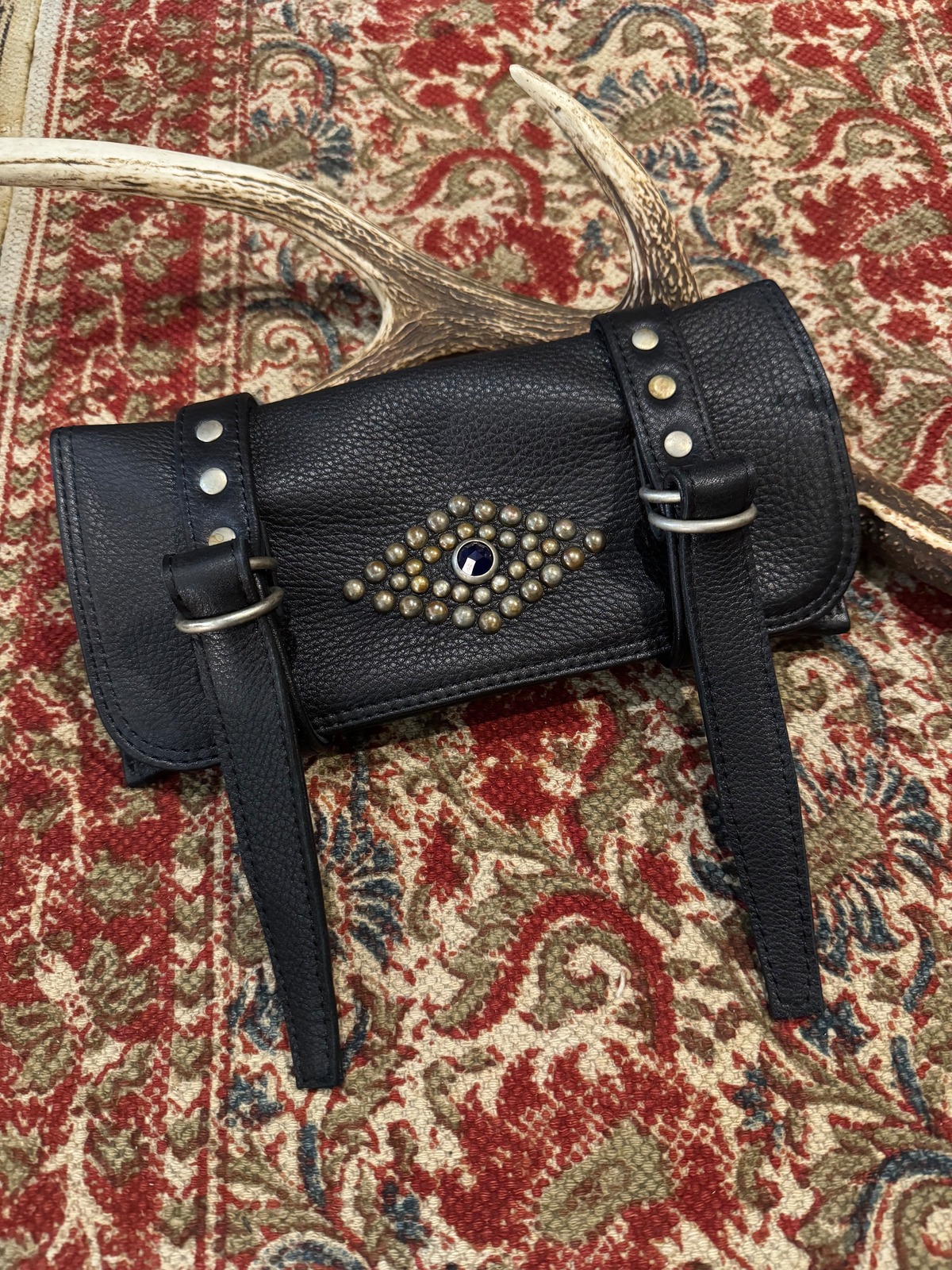 New!! TOOL BAG AGING STUDS CUSTOM | BOMBOILER CUSTOM LEATHER