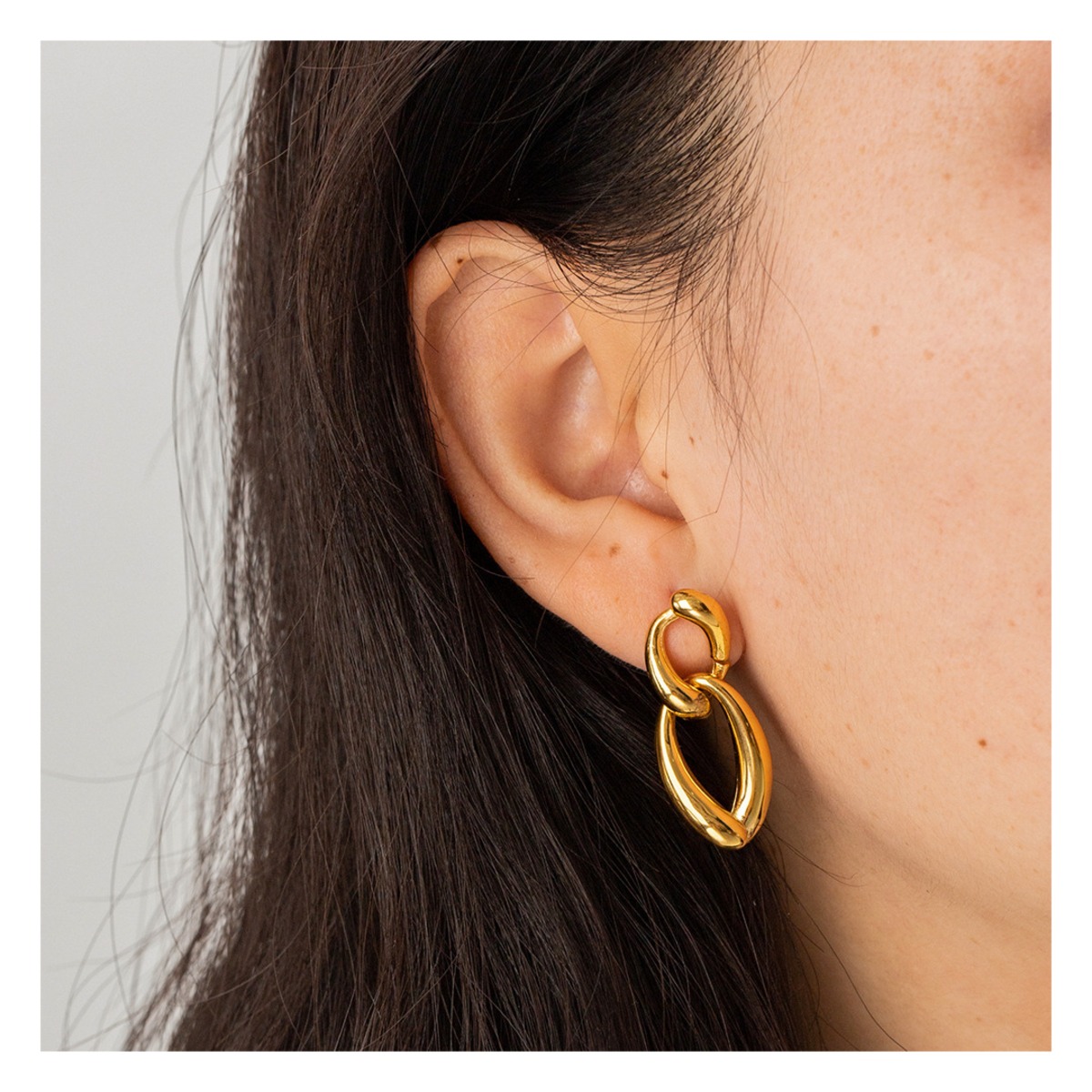 316L Oblong Chain Pierce | misyjewelry