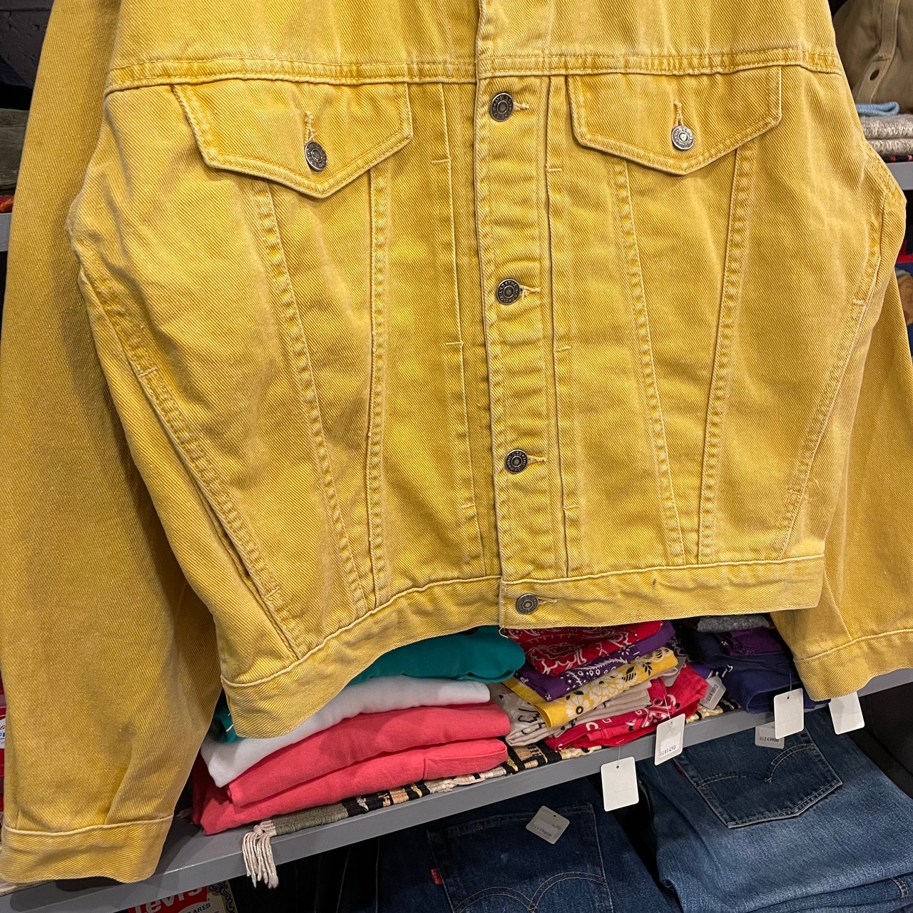GAP Yellow Denim Trucker Jacket | VOSTOK