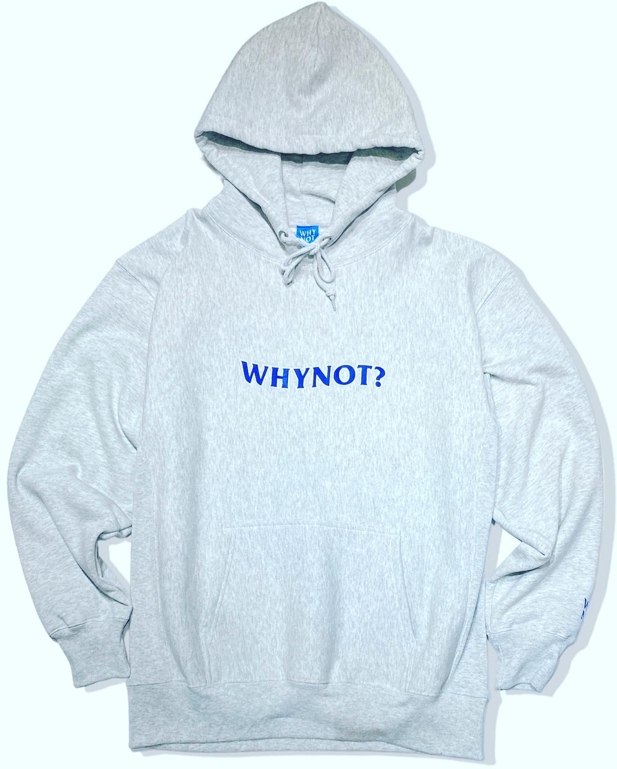WHYNOT BLUE LOGO HOODY | Why not