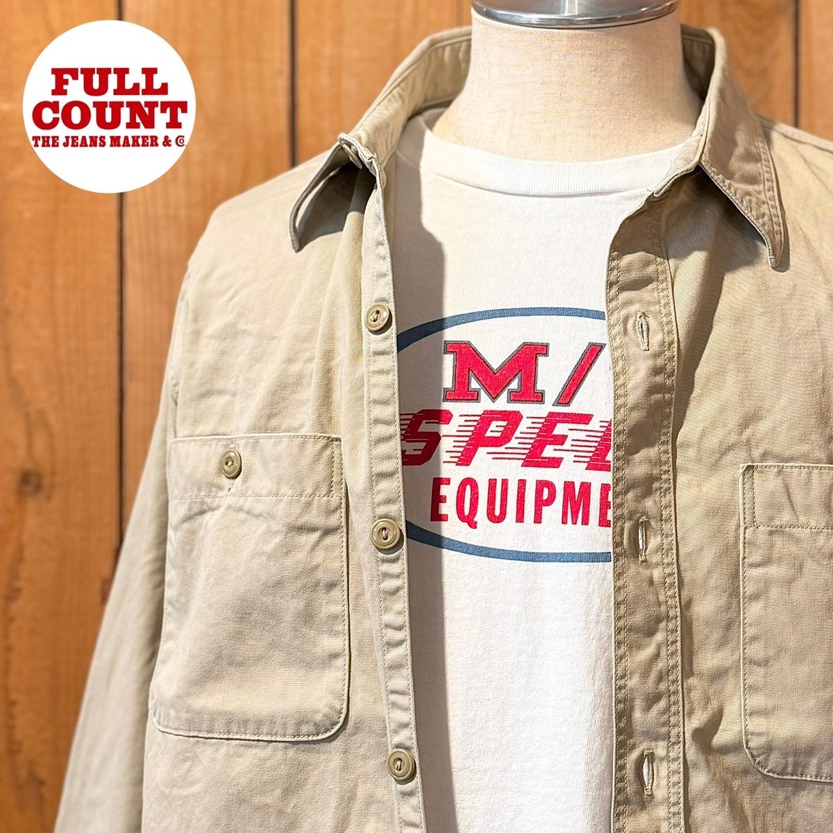 FULLCOUNT チノワークシャツ | BPOINT琴平店