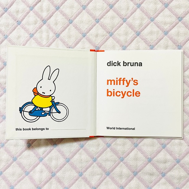ミッフィー "MIFFY'S BICYCLE" うさこちゃんと自転車 洋書絵本 1997年 ナインチェ | ライナス・ブランケット